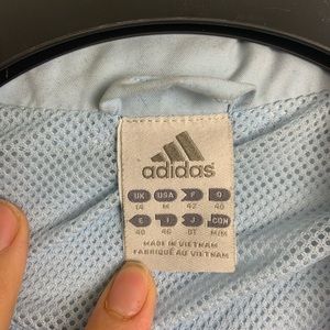 adidas | Jackets & Coats | Adidas Lg Zip Up Sky Blue Track Jacket ...
